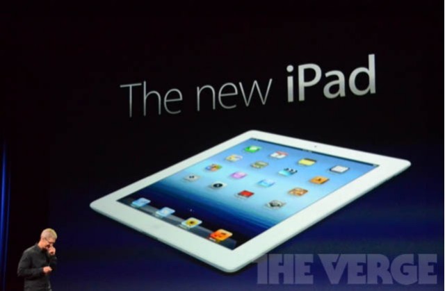 This is "Τhe Νew iPad"... Αυτό είναι το νέο iPad!