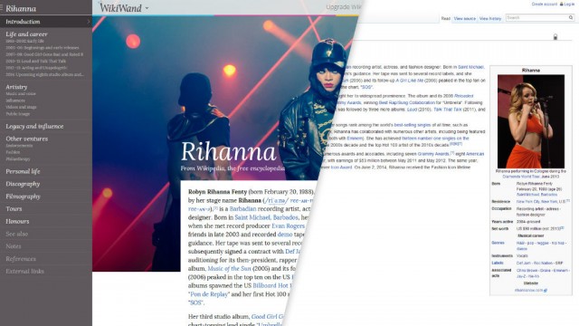 Μία καλύτερη και μοντέρνα Wikipedia μέσω του WikiWand